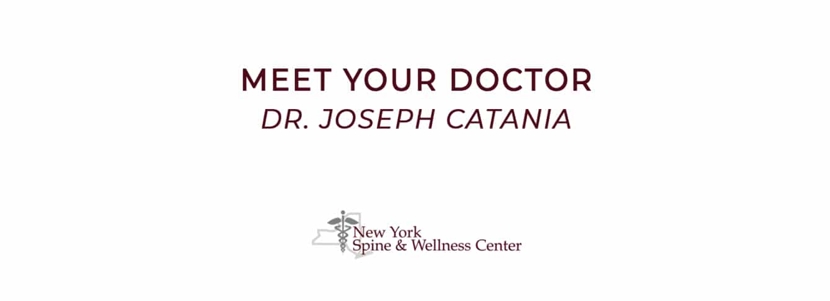 Joseph Catania, MD | New York Spine & Wellness Center